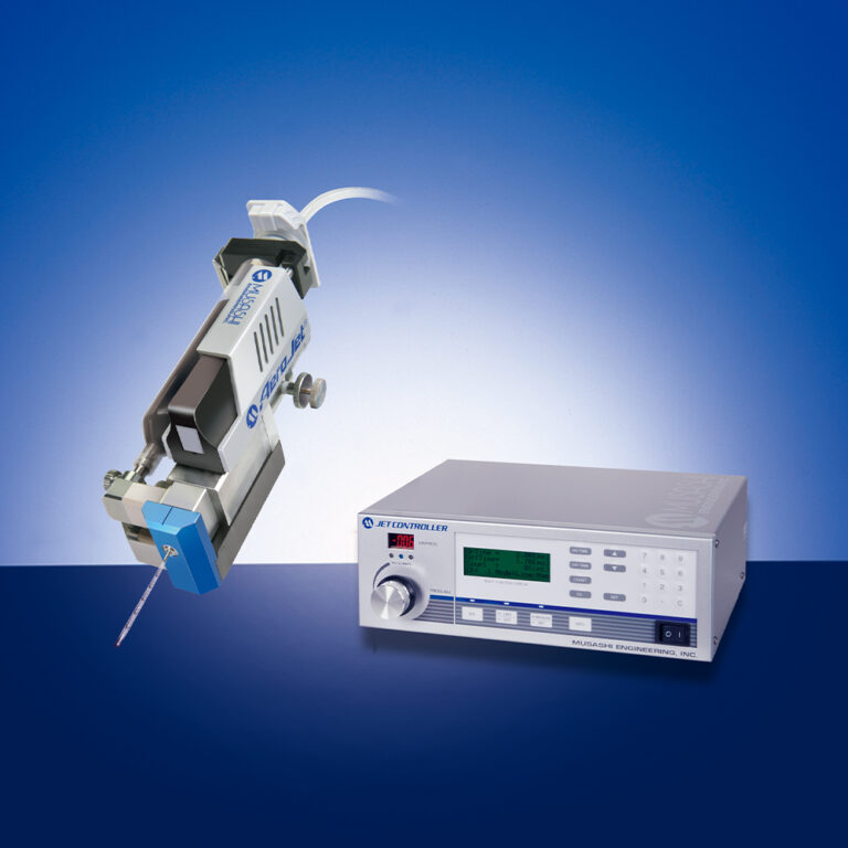 MUSASHI AeroJetJET dispenser for mid-to high viscosity - Accelonix
