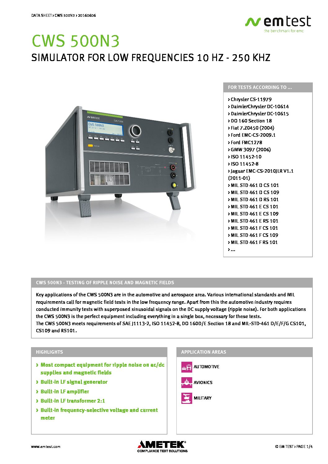 EMT-CWS 500N3 - Accelonix