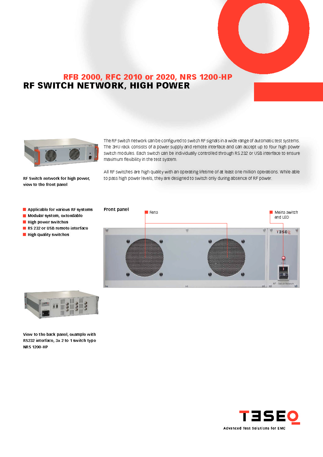Teseq_RF_Switch_network_high_power - Accelonix